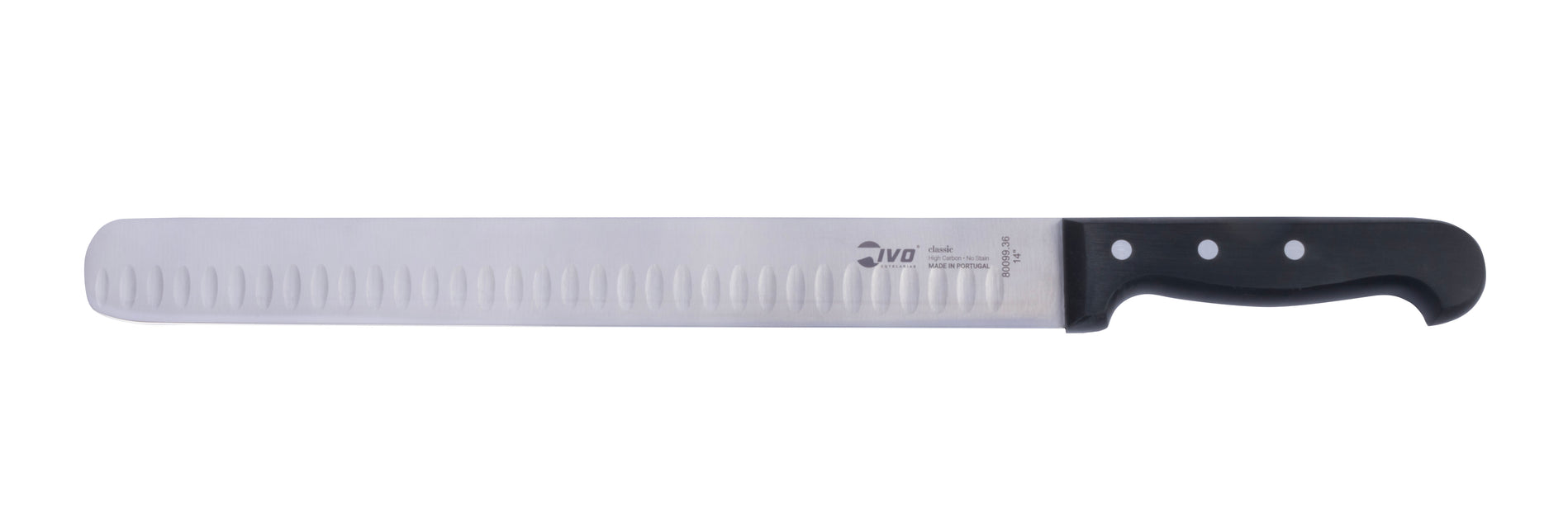 IVO Classic Plus 14" Black Extra Wide Slicer with Grantons — Wolff ...