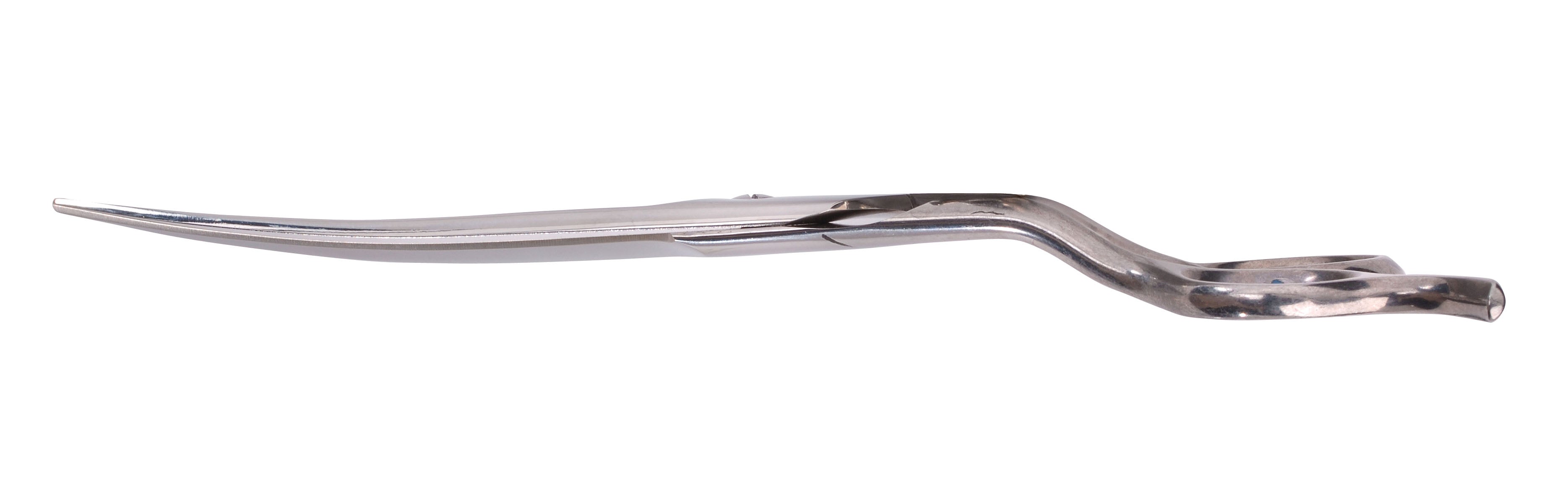 Wolff 10" Filipino Style Grooming Shears with Bent Handles and Curved ...