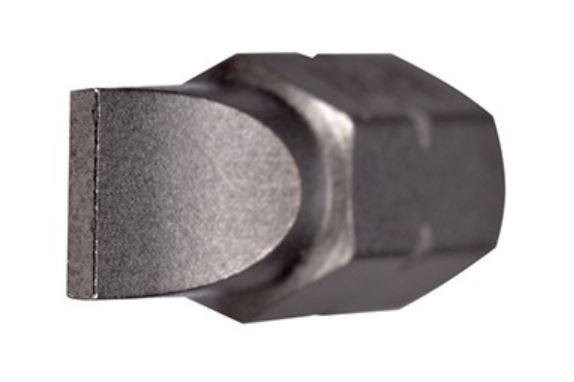 Slotted Standard 1/4" Hex Shank Insert Bits — Wolff Industries, Inc.